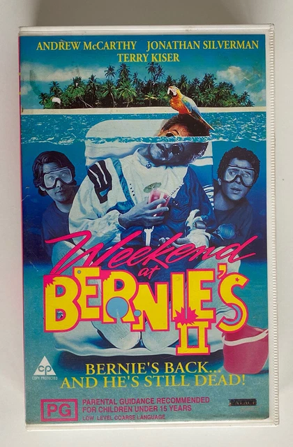 WEEKEND AT BERNIE’S 2 [VHS] Palace Video 1993 Big Box Ex-Rental Tape ...