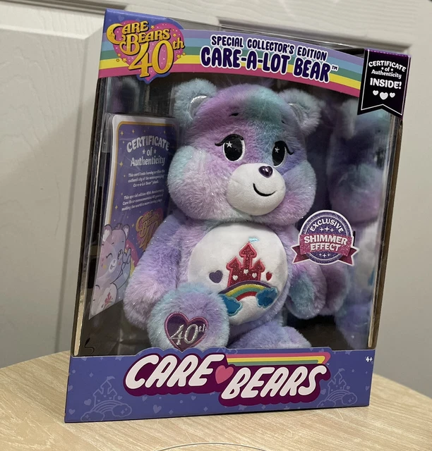 CARE BEARS CARE A Lot Bear 40th Anniversary Plush Special Collector's ...