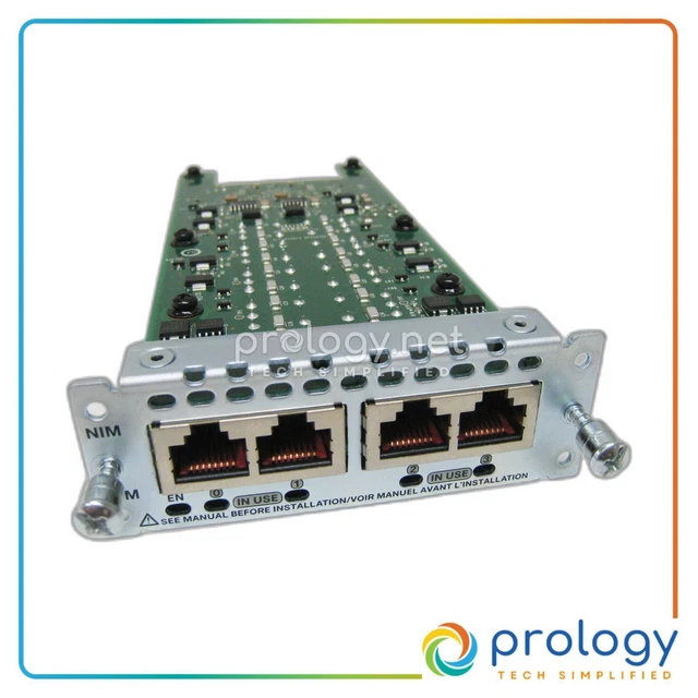 CISCO NIM-4E/M 4-PORT Network Interface Module - Ear and Mouth $380.00 ...