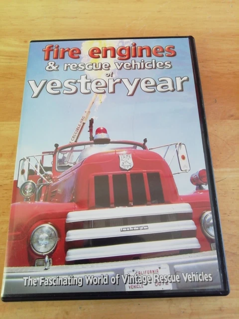 FIRE ENGINES & Rescue Vehicles Of Yesteryear DVD Documentary (1999) £2. ...