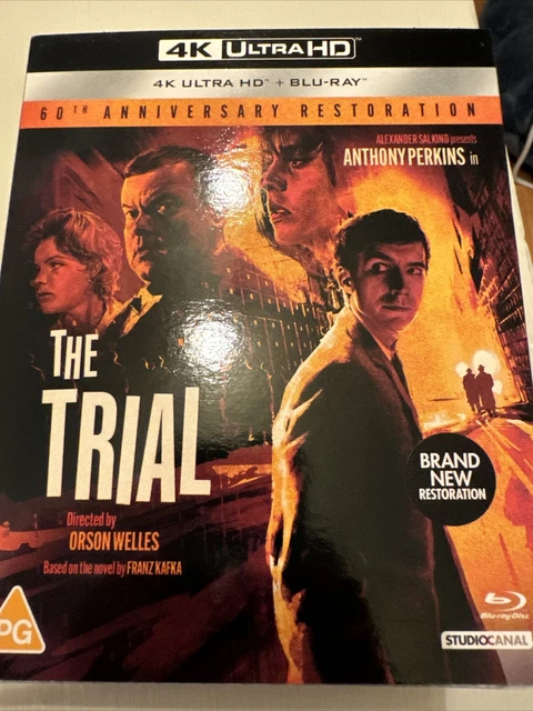 THE TRIAL (STUDIOCANAL, 4K Ultra HD/Blu-ray, 1963) REGIONE B, Slip ...