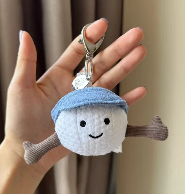 JELLYCAT GOLF BALL Keychain - Fur Bag Hanger - Cute Sports Series ...