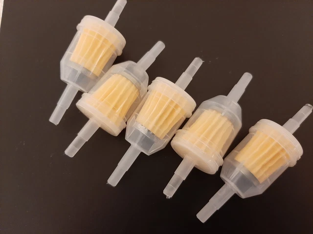 IN LINE FUEL Filter Large X 5 Honda Gx160 Gx200 Pro Kart Cadet Go Kart ...