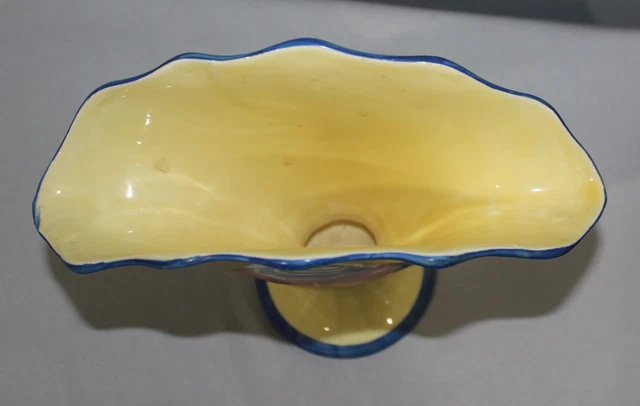 CZECH POTTERY DITMAR Urbach Fan Vase Czechoslovakia £48.89 - PicClick UK