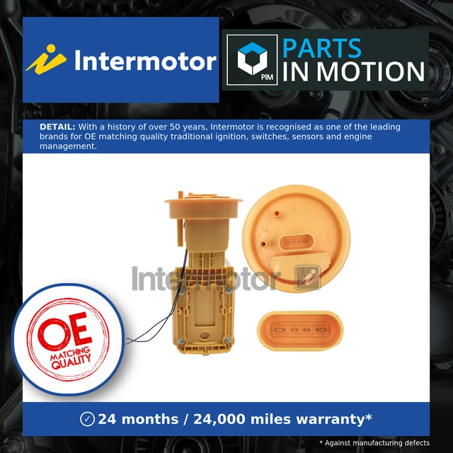 FUEL PUMP FITS VW CARAVELLE Mk5 2.5D In tank 04 to 09 Intermotor ...