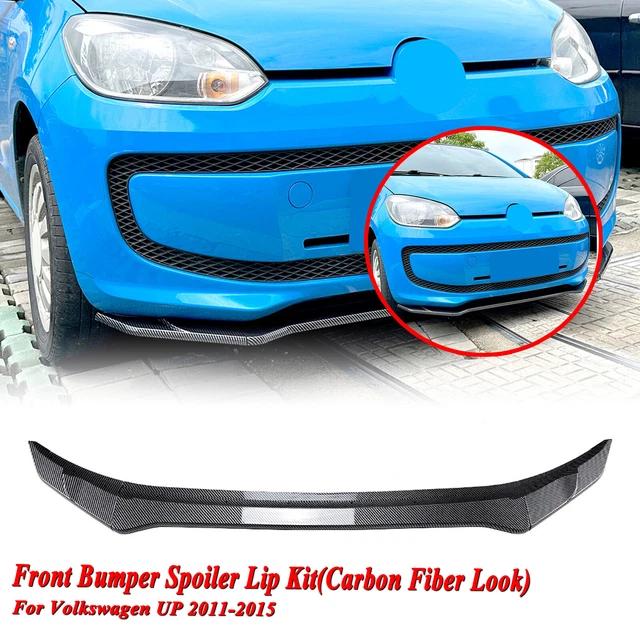 FRONT BUMPER SPOILER Lip Splitter For Volkswagen UP 2011-2015 Carbon ...