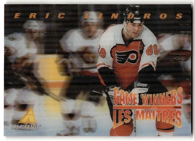 1995-96 PINNACLE MCDONALD'S Game Winners Eric Lindros #MCD-02 Philadelphia $1.75 - PicClick CA