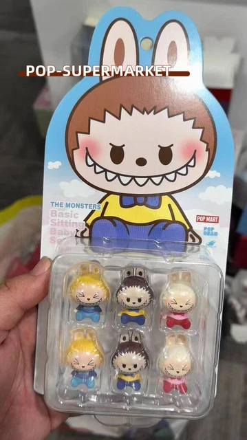 POP BEAN LABUBU the Monsters Basic Sitting Baby PTS Limited Mini ...