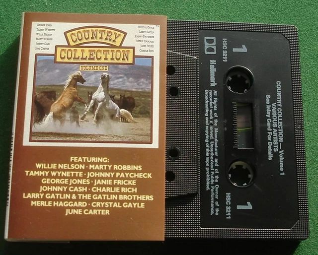 COUNTRY COLLECTION VOL 1 Willie Nelson Tammy Wynette + Cassette Tape ...