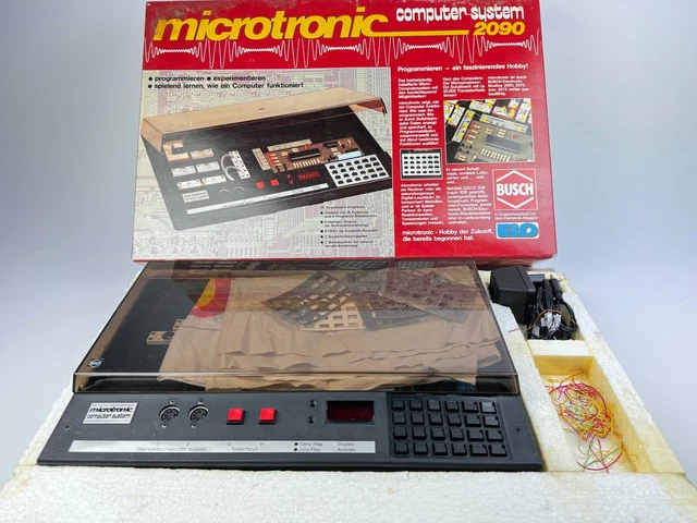 ELO BUSCH MICROTRONIC 2090 Lerncomputer System Rarität Vintage PC Baukasten EUR 127,00 - PicClick DE