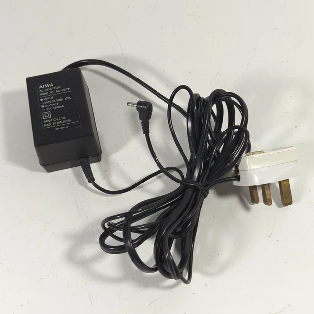 AIWA AC-207K / AC-207 2V Walkman AC Power Adapter - G56MKII / HS-J505 ...