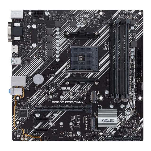 ASUS PRIME B550M-K AMD B550 Socket AM4 micro ATX £115.00 - PicClick UK