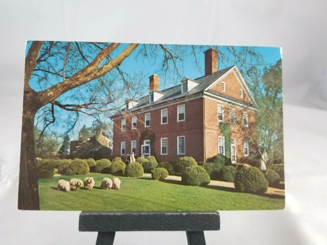 VINTAGE HISTORIC BERKELEY Plantation Postcard / Official Colonial ...