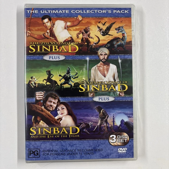 THE 7TH VOYAGE of Sinbad / Golden Voyage Sinbad / Eye Tiger (DVD) R4 ...