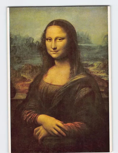 Postcard Mona Lisa Leonardo Da Vinci Louvre Museum Florentine School