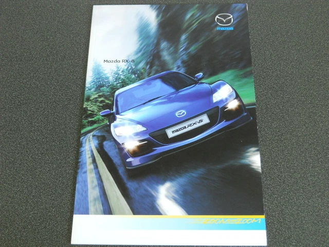 MAZDA RX-8 COUPÉ brochure catalogue documentation - édition 02/2009 ...