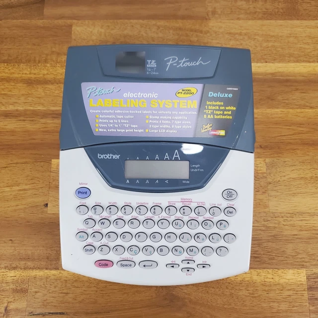 BROTHER MODEL PT-2200 P-Touch Electronic Labeling System $59.83 ...