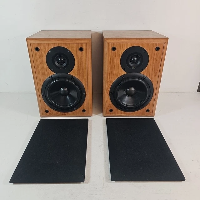 TDL NUCLEUS 2 Bi-Wire 2-Way Stereo Bookshelf Speakers 20-100w 4-8 Ohm ...