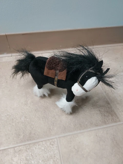 DISNEY STORE PIXAR BRAVE "ANGUS" Merida's Black Horse Stuffed Toy Plush ...