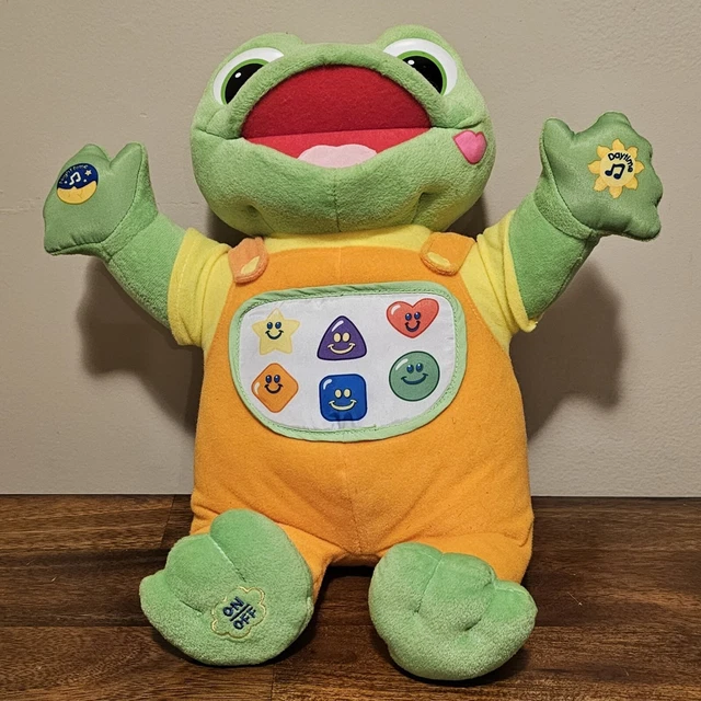 LEAPFROG HUG LEARN Baby Tad Plush Learning Talk Animation Musical ...