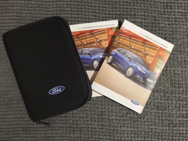FORD FOCUS 2014-2018 Handbook Owners Manual & Quick Guide With Wallet ...