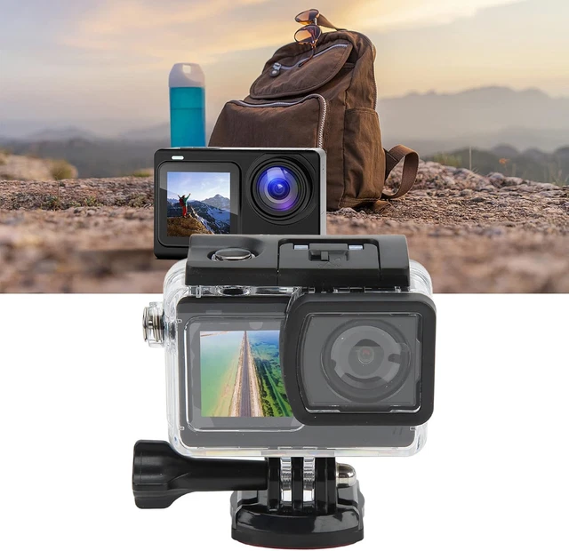 4K ULTRA HD Wifi Action Camera 20MP 20M Waterproof Dual Touch Screen ...