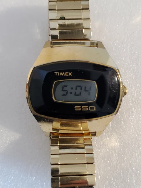 TIMEX SSQ LED Watch with Speidel USA band w/ fresh battery. £45.86 ...