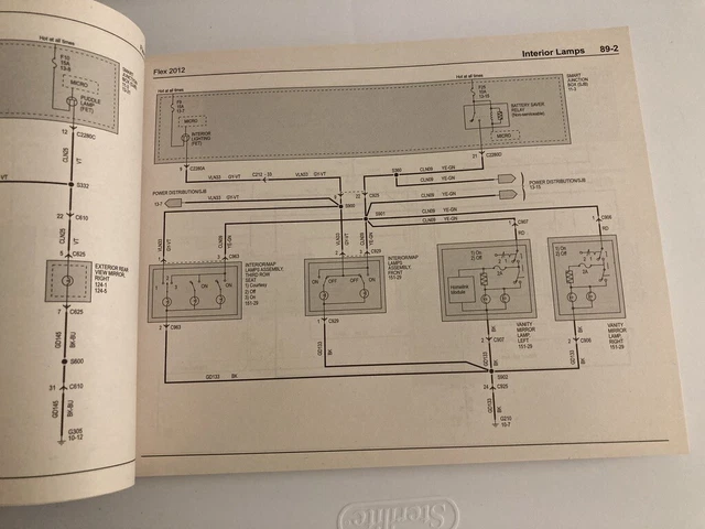 2012 FORD FLEX OEM Wiring Diagrams Schematics Pinouts Service Manual ...
