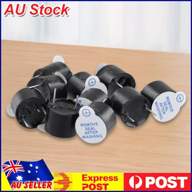 10PCS ACTIVE BUZZERS Active Buzzer Alarm 5V Sounder Speaker Buzzer for ...