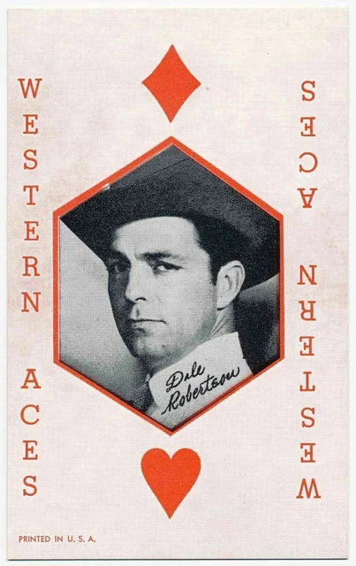 DALE ROBERTSON, WESTERN Aces Cowboy Penny Arcade Card (WCL) £3.71 ...