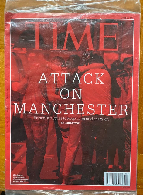 TIME MAGAZINE 2017 Attack On Manchester Ariana Grande Concert May NEW ...