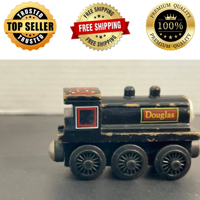 THOMAS THE TRAIN And Friends Douglas Tank Wooden Engine Railway Staples ...