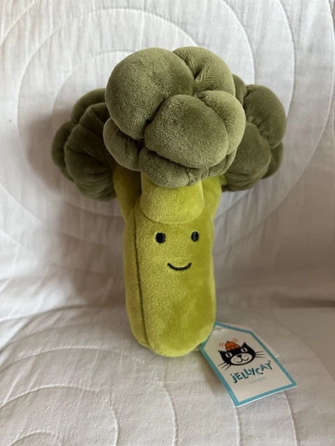 BRAND NEW JELLYCAT Vivacious Vegetable Broccoli With Tags Retired £57. ...