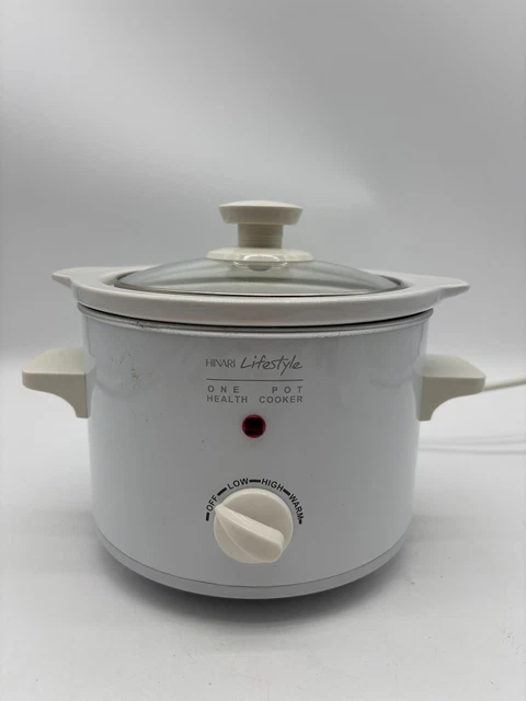HINARI SC170/GN LIFESTYLE 1.5L Slow Cooker One Pot White - D30 O477 £8. ...