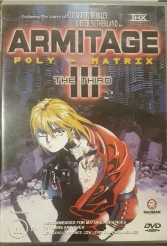 ARMITAGE III THE THIRD POLY MATRIX dvd REGION 4 anime MADMAN sci-fi ...