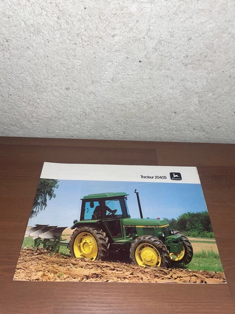BROCHURE PROSPEKT PROSPECTUS TRACTEUR JOHN DEERE 2040S tractor-traktor-someca-ih EUR 4,99 ...