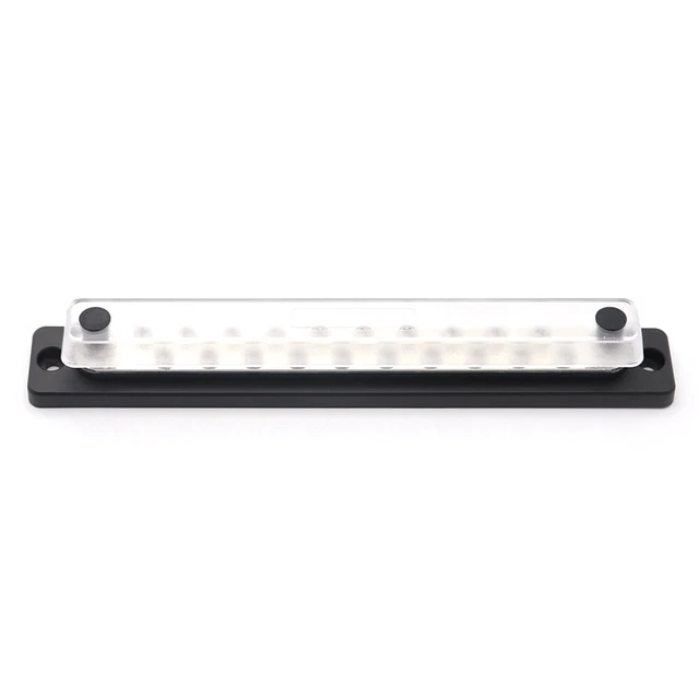 BUS BAR 48V 150 Amp Busbar with Clear Cover for Truck Boat RV (AOA1140 ...