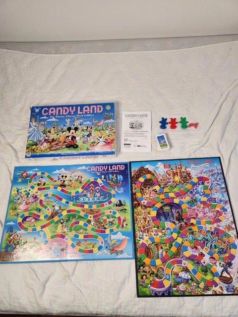 CANDY LAND DISNEY Theme Park Edition Board Game Disneyland Hasbro ...