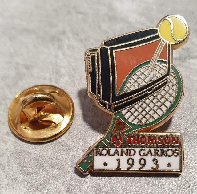 PIN'S TENNIS ROLAND Garros Thomson 1993 / Arthus Bertrand EUR 3,90 - PicClick FR