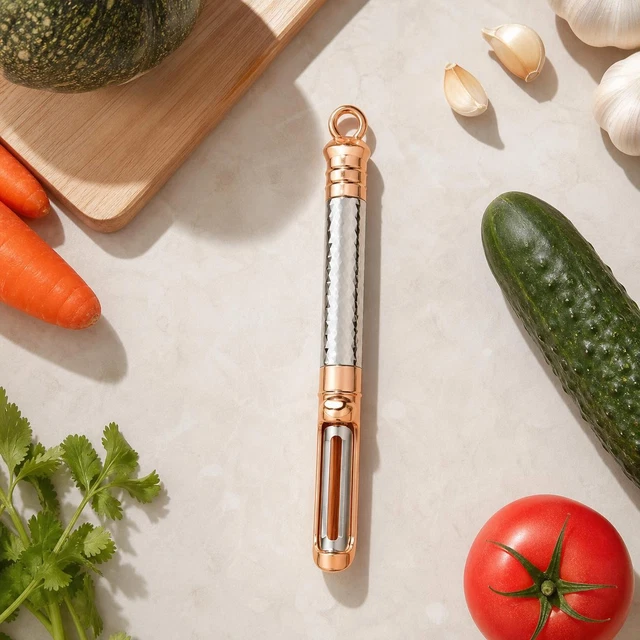 STAINLESS STEEL KITCHEN Peeler, Manual Metal Vegetable Peeler £8.05 ...