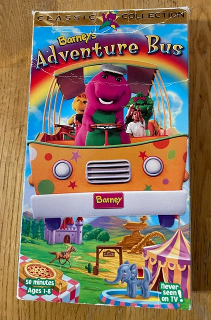 BARNEY - BARNEYS Adventure Bus (VHS, 1997) Tested £8.45 - PicClick UK