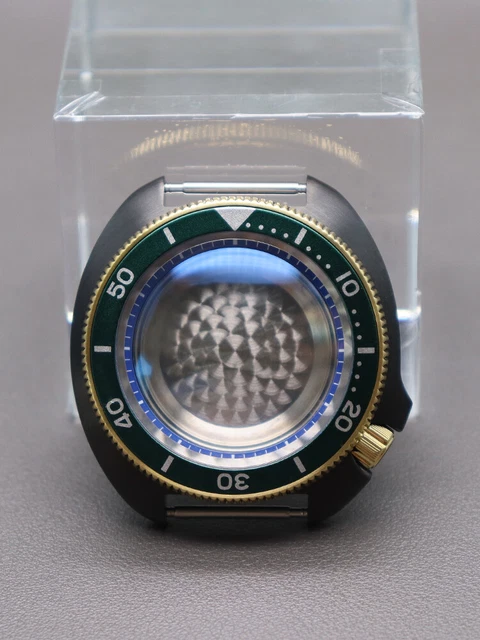 44MM SEIKO SEA turtle Watch Case+Sapphire Crystal Glass For Seiko NH35 ...