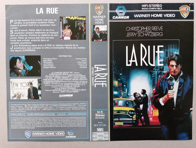 JAQUETTE VHS - La Rue - Vhs Sleeve - Christopher Reeve - Cannon EUR 5 ...