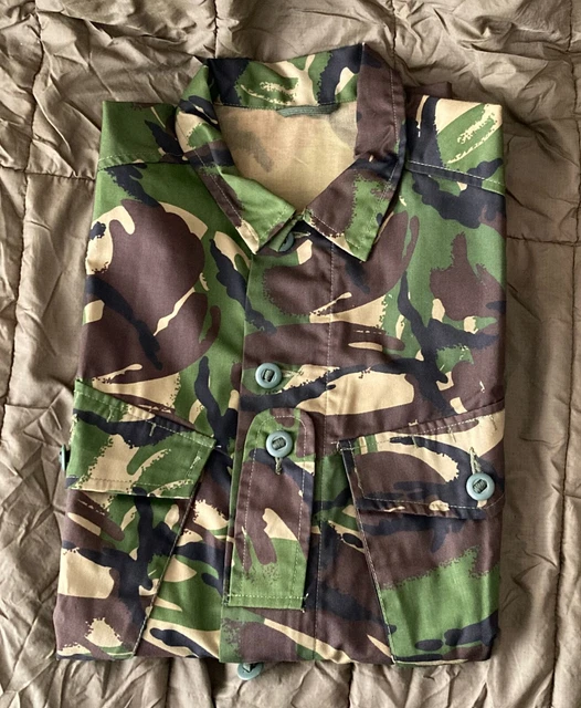 BRITISH ARMY ISSUE DPM Woodland Combat Shirt / Jacket Size 190/112 £8. ...