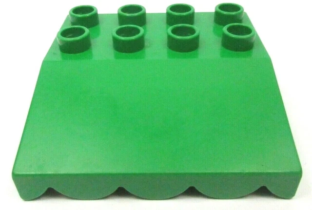 LEGO DUPLO GREEN Roof Sloped Awning Overhang REF 31170 Set 3267 3090 ...