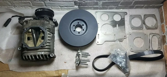 BMW EATON M62 Supercharger Kit Brackets Crank Pulley for M50 M52 M54 ...