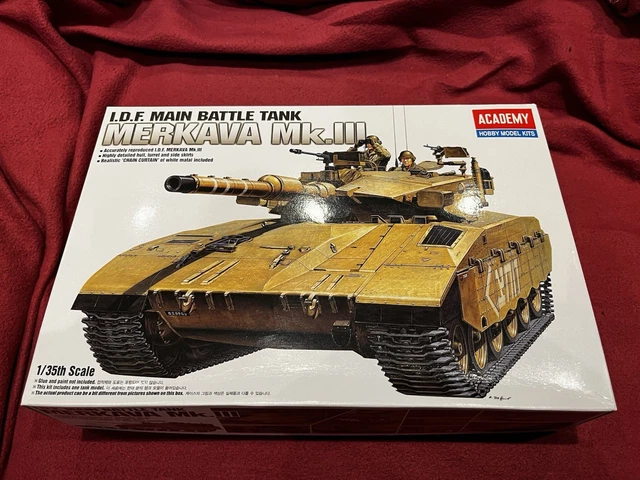 ACADEMY 1391 - Idf Main Battle Tank Merkava Mk.iii - 1/35 Scale Model ...