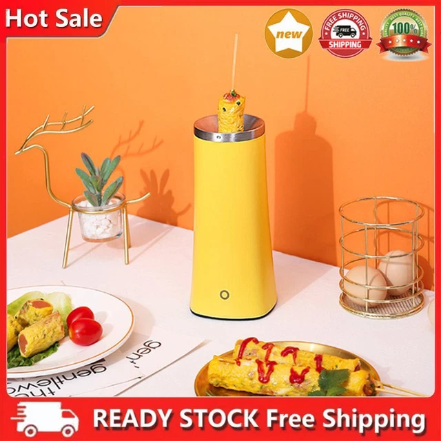 EGG ROLL MACHINE Automatic Rising Sausage Roller Boiler Machine Kitchen ...
