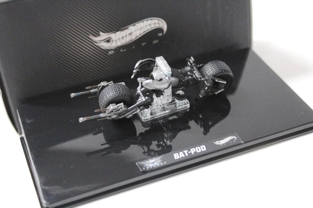 1:43 HOT WHEELS Elite Motorcycle Batman BAT-POD Dark Knight Trilogy £27 ...