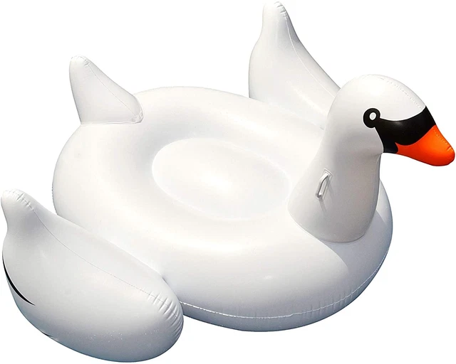 ORIGINAL GIANT SWAN Ride on Inflatable Pool Float Lounge Oversized ...